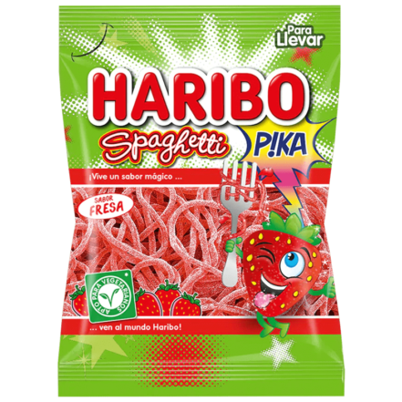 Haribo Spaghetti Fresa Pica 75g – Elmercado