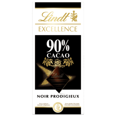 Lindt Excellence Dark 90% Cocoa 100g – Elmercado