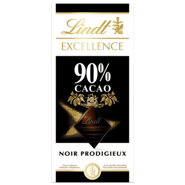 Lindt Excellence Dark 90% Cocoa 100g – Elmercado
