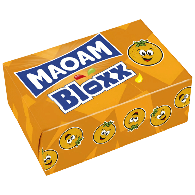 Maoam Bloxx Bonbons Orange 22g – Elmercado