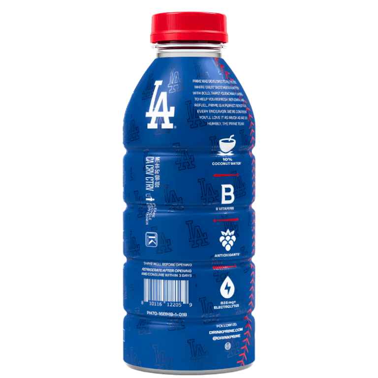 Prime Dodgers Hydration Drink 500ml – Édition Limitée – Elmercado