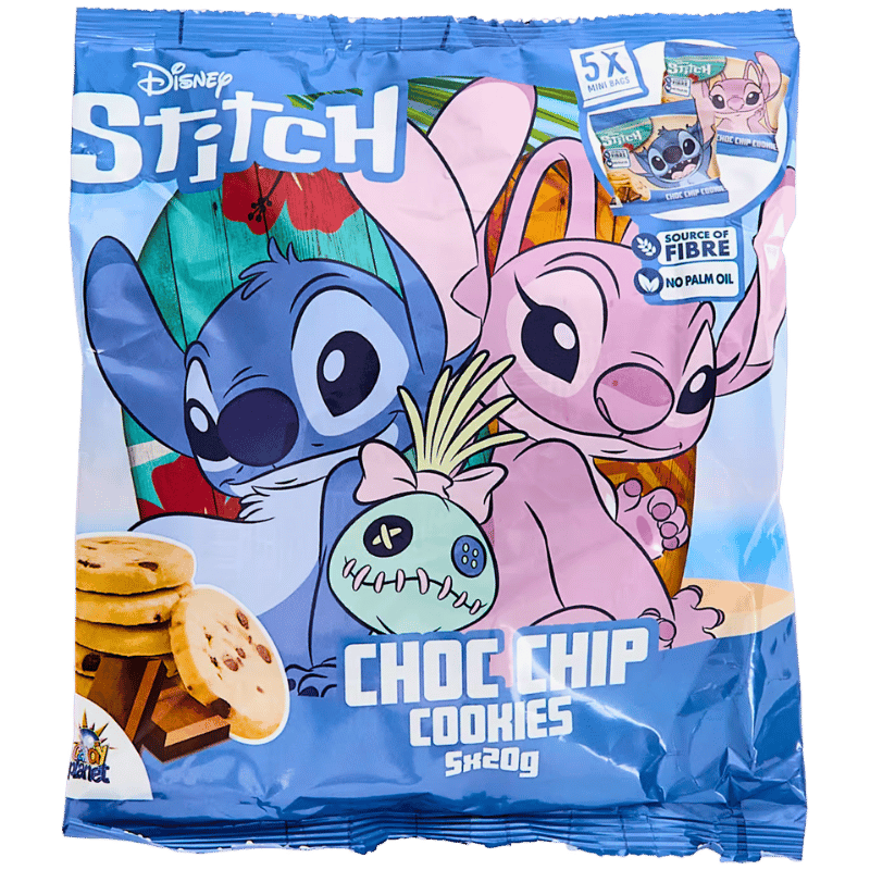 Disney Stitch – Cookies aux Pépites de Chocolat – 100g – Elmercado
