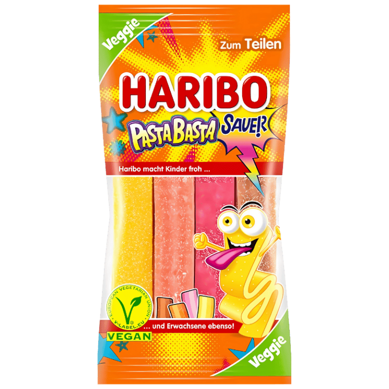 Haribo – Pasta Basta Sauer Bonbons Gélifiés Aigres 160g – Elmercado