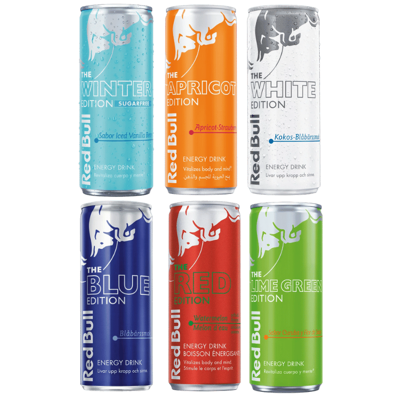 Red Bull Fusion Pack – Saveurs Originales (6 x 250ml) – Elmercado